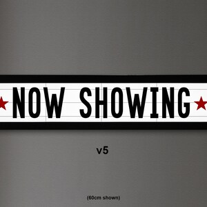 NOW SHOWING Retro Style Led Light Signs ... - Usb (118) - Etsy