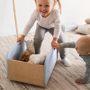 Wooden Toy Box Whale, Storage Unit on Wheels, Toys Organizer, Gift for ...