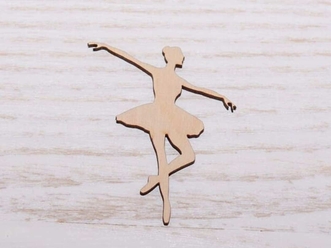 Wooden Ballet Dancer Laser Cut Plywood Figure Wood Cutouts - Etsy UK