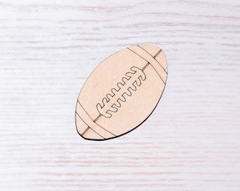 Laser Cut Wooden Rugby Ball - Etsy