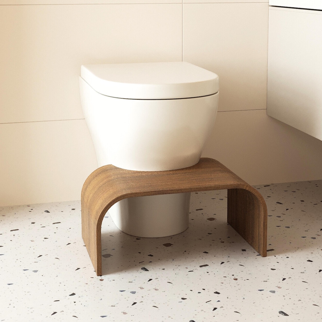 Toddler Step Stool, Wood Portable Bathroom Helper, Wooden Stepladder ...