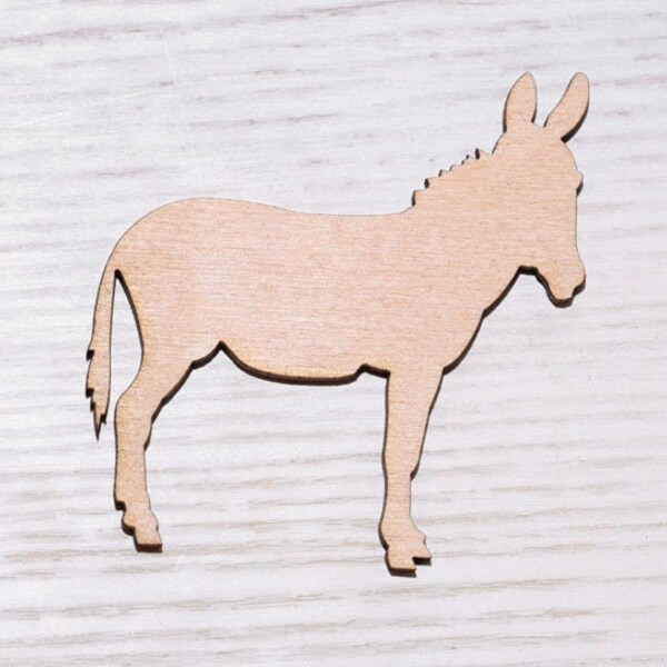 Wooden Donkey - Etsy