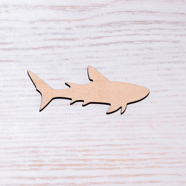 Laser Cut Shark Wooden - Etsy