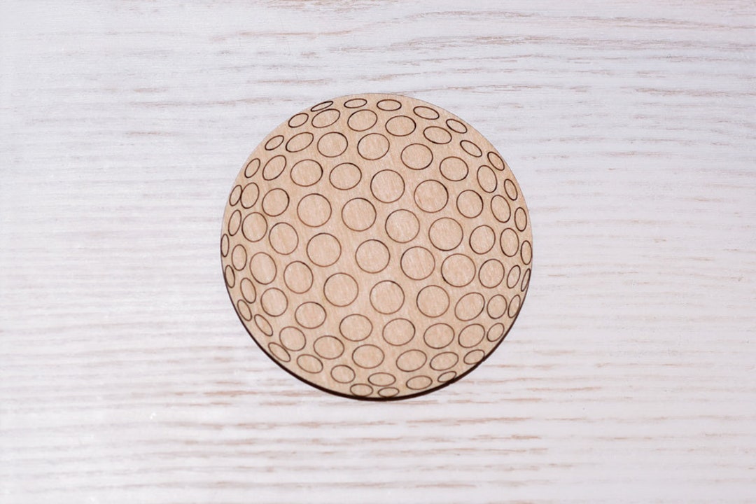 Wooden Golf Ball Laser Cut Wood Cutout Plywood Figure - Etsy