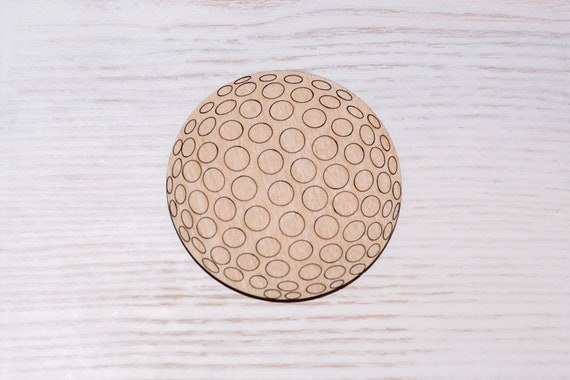 Wooden Golf Ball Laser Cut Wood Cutout Plywood Figure - Etsy