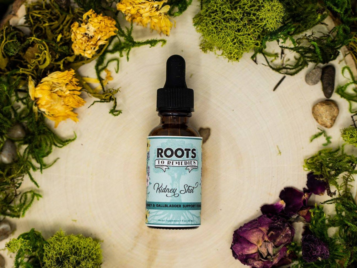 Kidney Shot Kidney and Gallbladder Support Herbal Tincture | Etsy