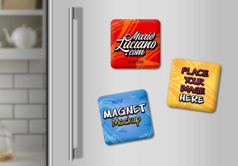 Refrigerator Magnet | Square Magnet Round Corners | Digital Download ...