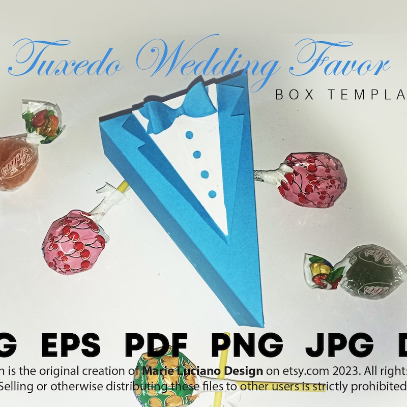 Tuxedo Card Box - Etsy