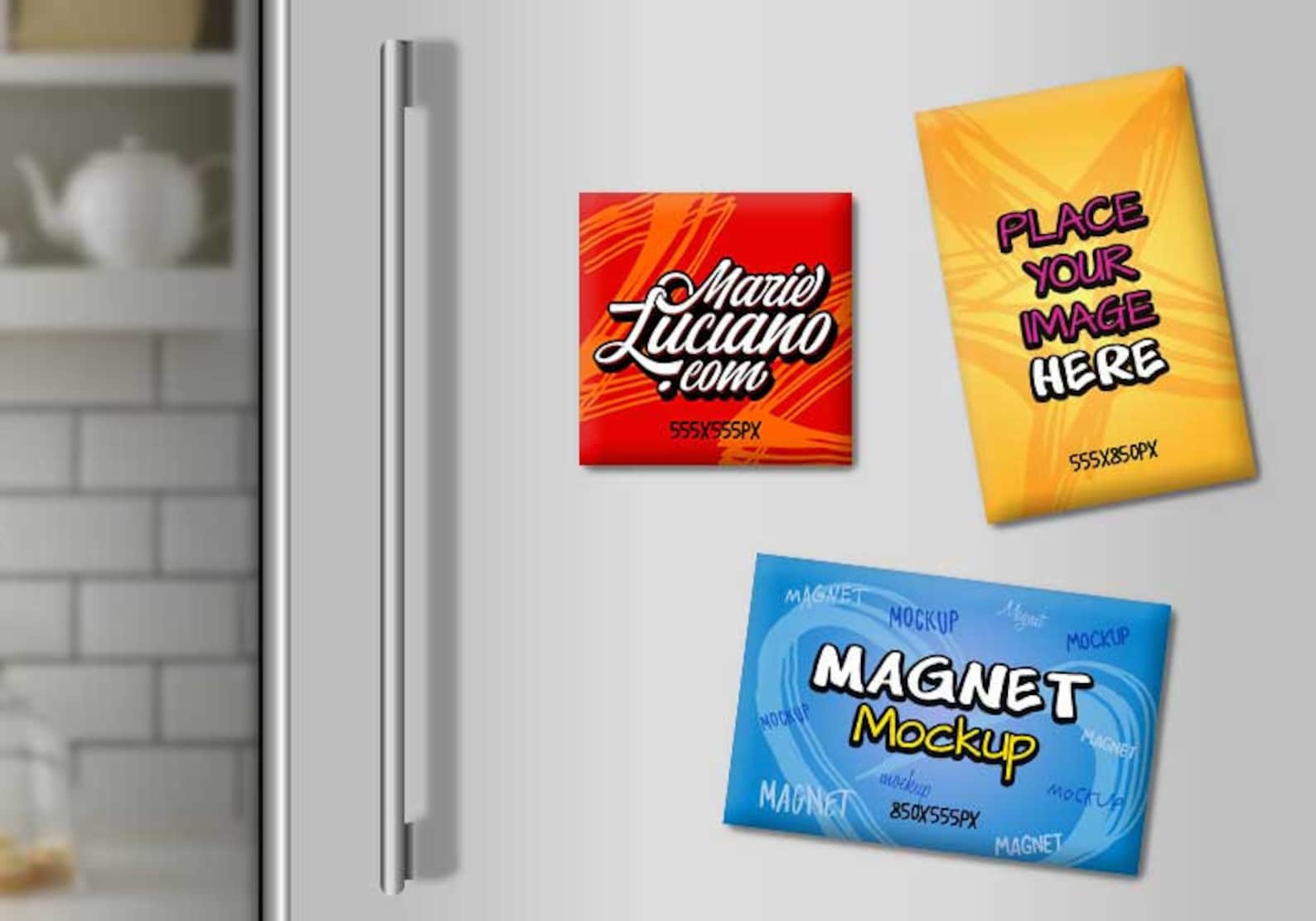 Refrigerator Magnet | Square Magnet Rectangle Magnets | Digital ...