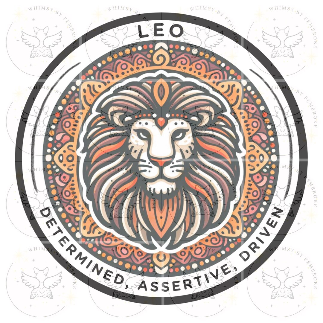 Leo Svg, Leo Png, Horoscope Leo Svg, Horoscope Png, Bohemian Zodiac, Instant Download, Zodiac ...
