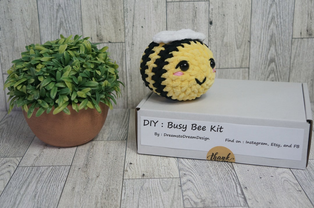 DIY Crochet Kit, Crochet Bee, Busy Bee Crochet Kit - Etsy