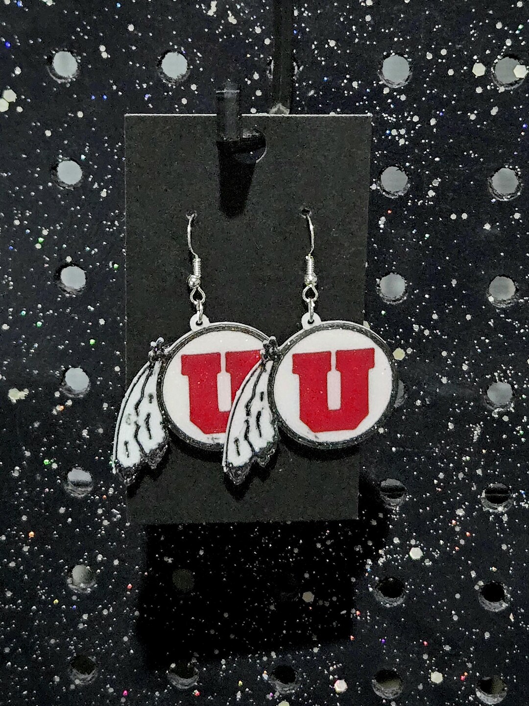 Utah Utes University of Utah Ultra Lightweight 3D Printed Dangle ...