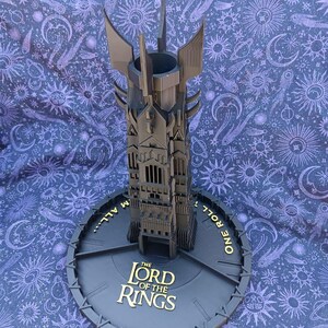 Orthanc Saraumon Lotr Lord of the Rings Dice Tower WITH FREE SURPRISE ...
