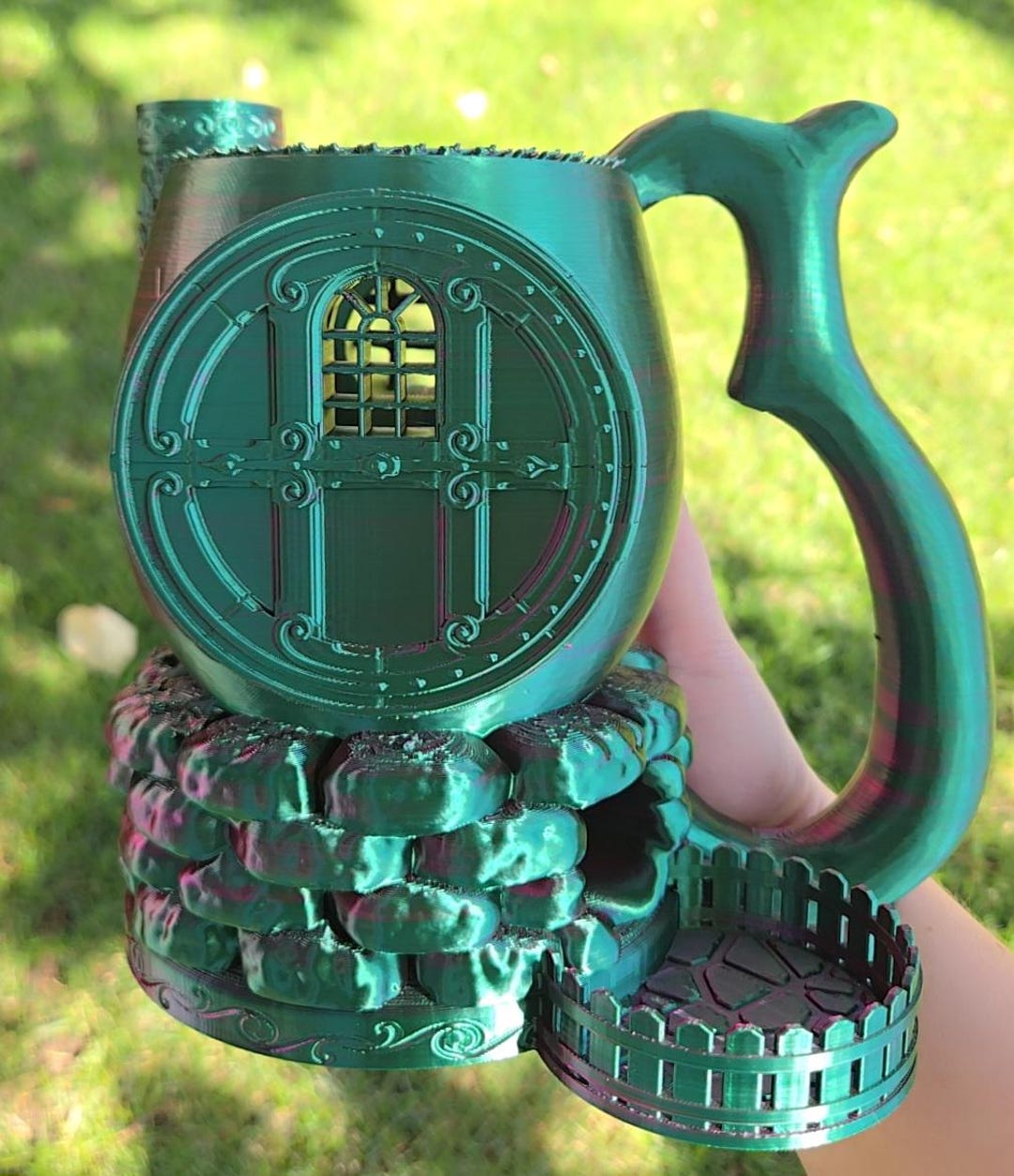 Halfling Hobbit Hut House Can and Bottle Holder Dice Tower WITH FREE ...