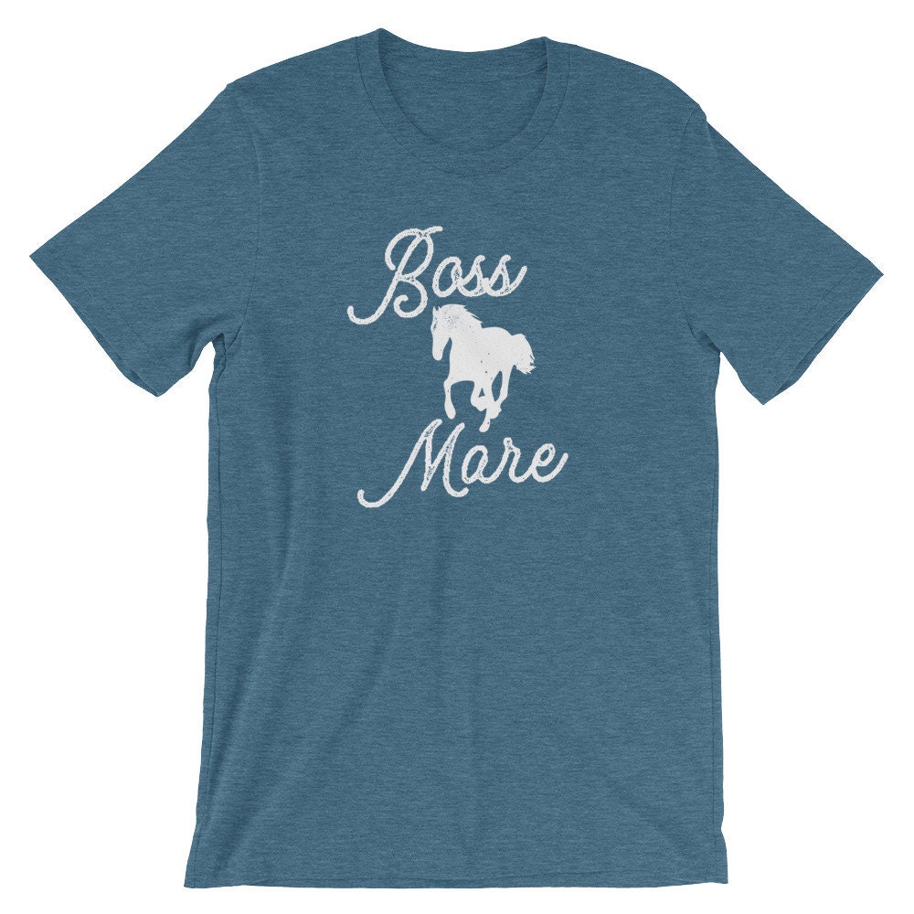 Boss Mare Horse Shirt, Equestrian Clothing for Horseback Riding, Gift ...