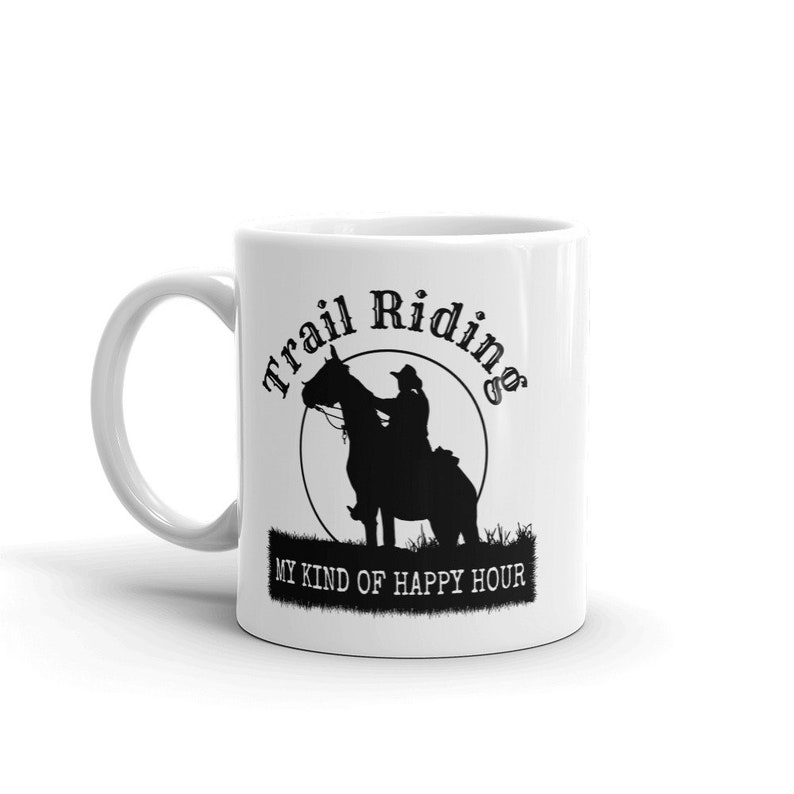 Trail Rider Western Horseback Riding Mug Gift for Horse Lover - Etsy