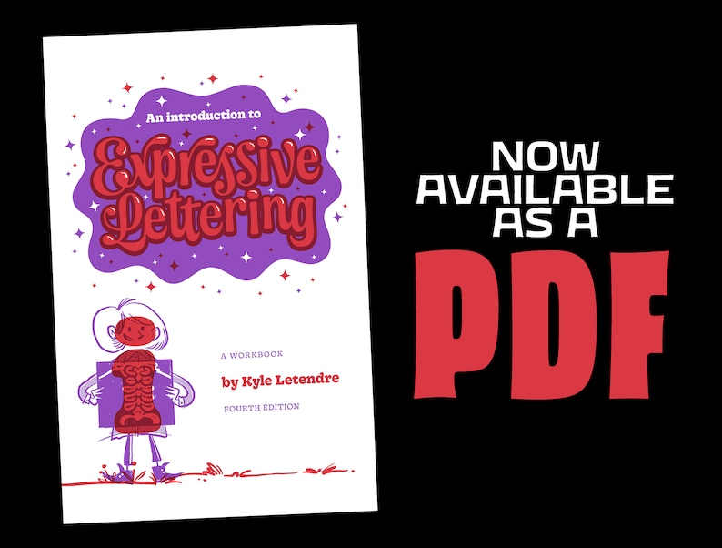 Digital Edition—expressive Lettering Workbook! - Etsy