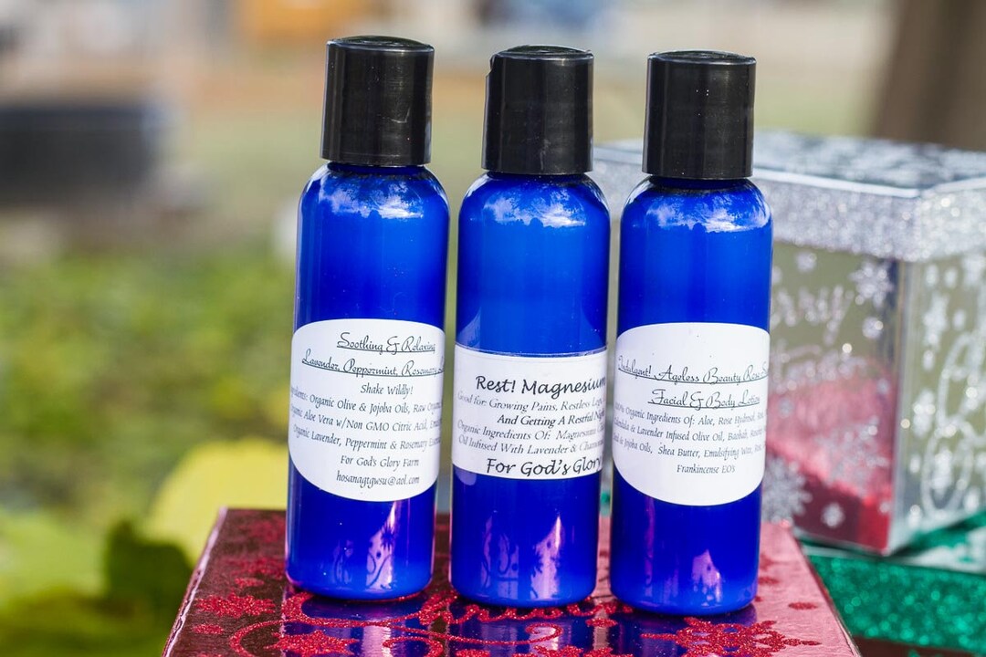 Lotion Three Pack Sample Set or Individual, Organic Fair Trade ...