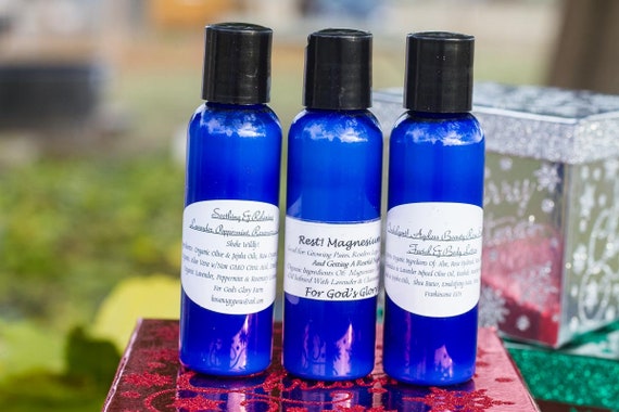 Lotion Three Pack Sample Set or Individual Organic Food Grade | Etsy