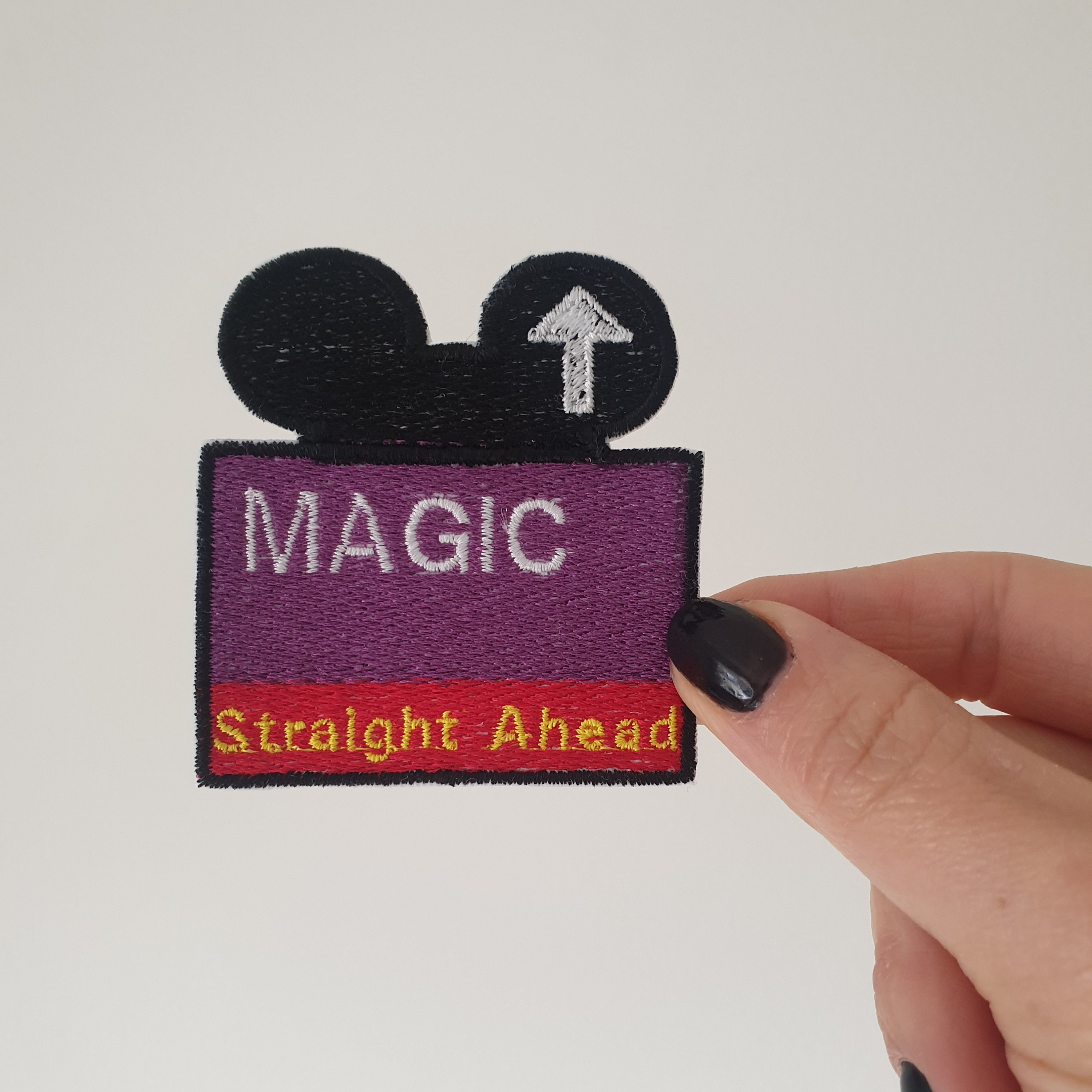 Disney's Walt Disney World Magic Road Sign Patch Iron or | Etsy