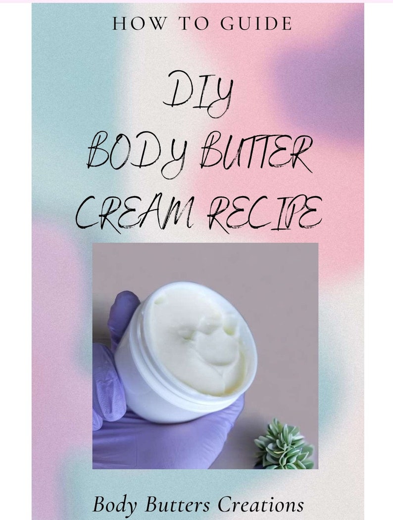 DIY Body Butter Cream Recipe - Etsy