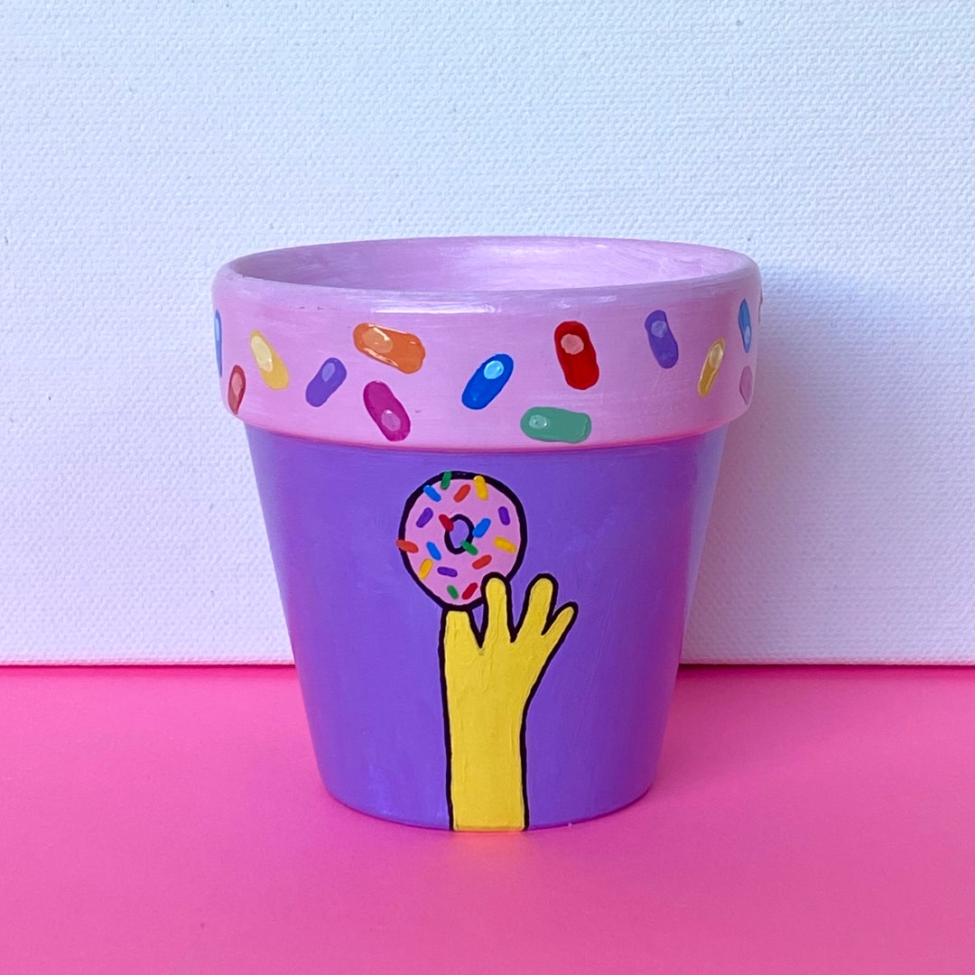 Simpsons Hand Holding Donut Pot - Etsy
