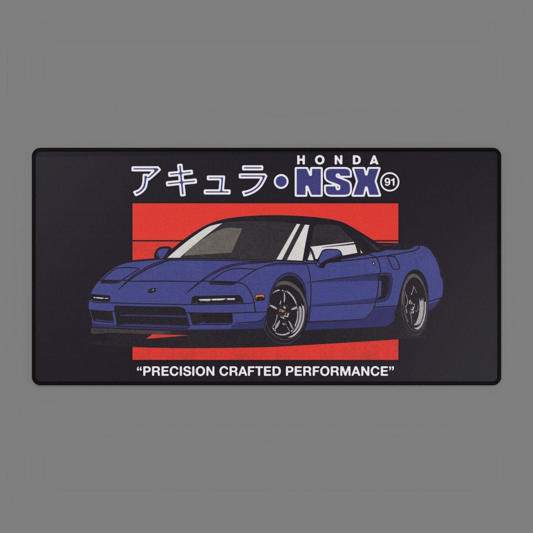 1991 Honda NSX Large Mouse Mat JDM Car Enthusiast Gift, Precision ...