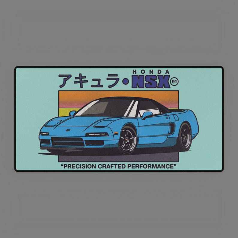 Large 1991 Honda NSX Mouse Mat Japanese & English Text, Precision ...