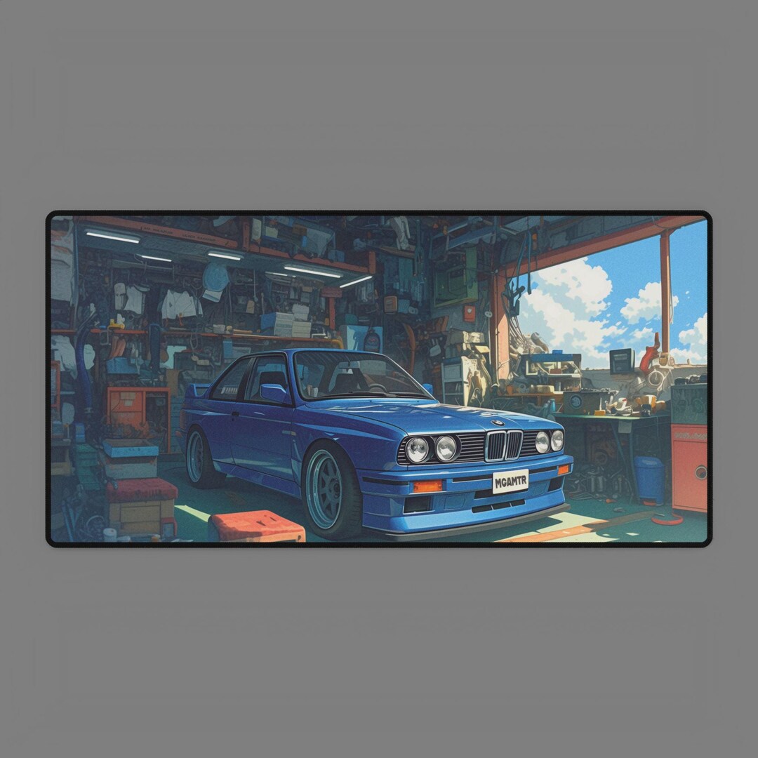 BMW E30 Large Gaming Mouse Pad BMW Decor, Auto Lover Desk Accessories ...