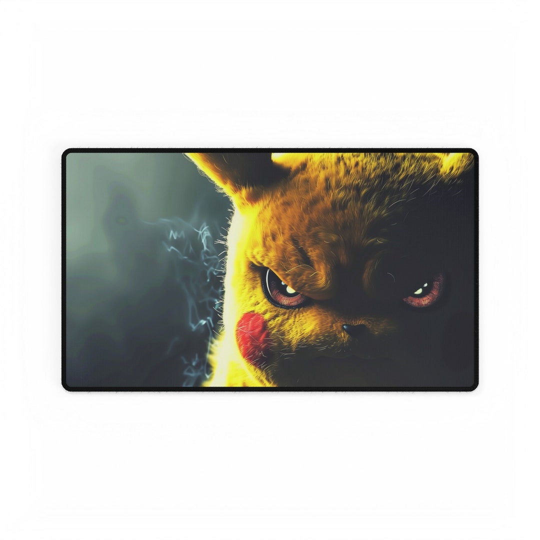 Pikachu Mouse Pad Pokemon Mouse Mat Gaming Large Pikachu Mouse Pad ...