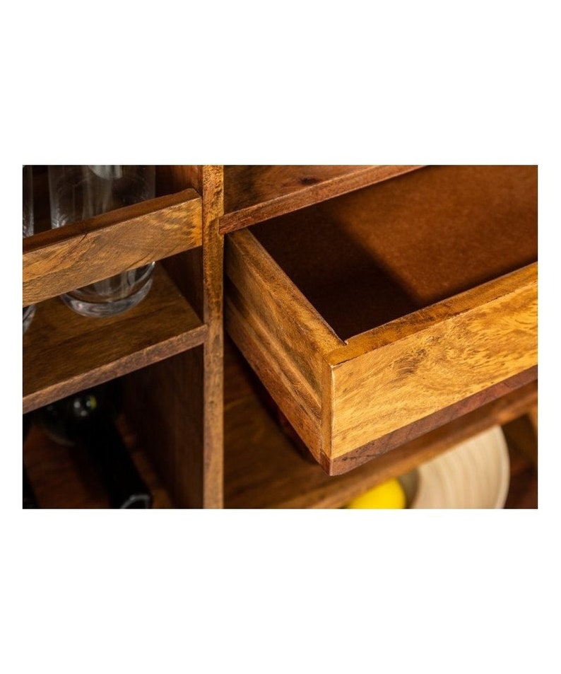 Small Wooden Alcohol Bar Functional Chest of Drawers Stylish - Etsy ...
