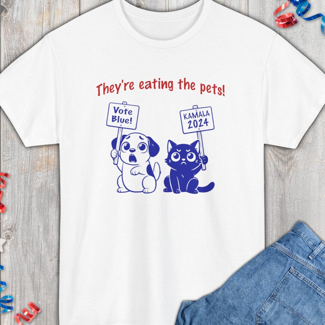 They're Eating the Pets Debate T-shirt, Trump Kamala Harris Debate 2024 ...