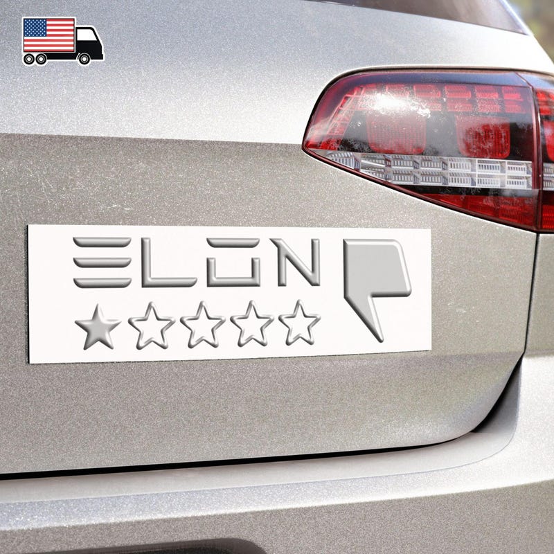 Anti Elon Sign - Etsy