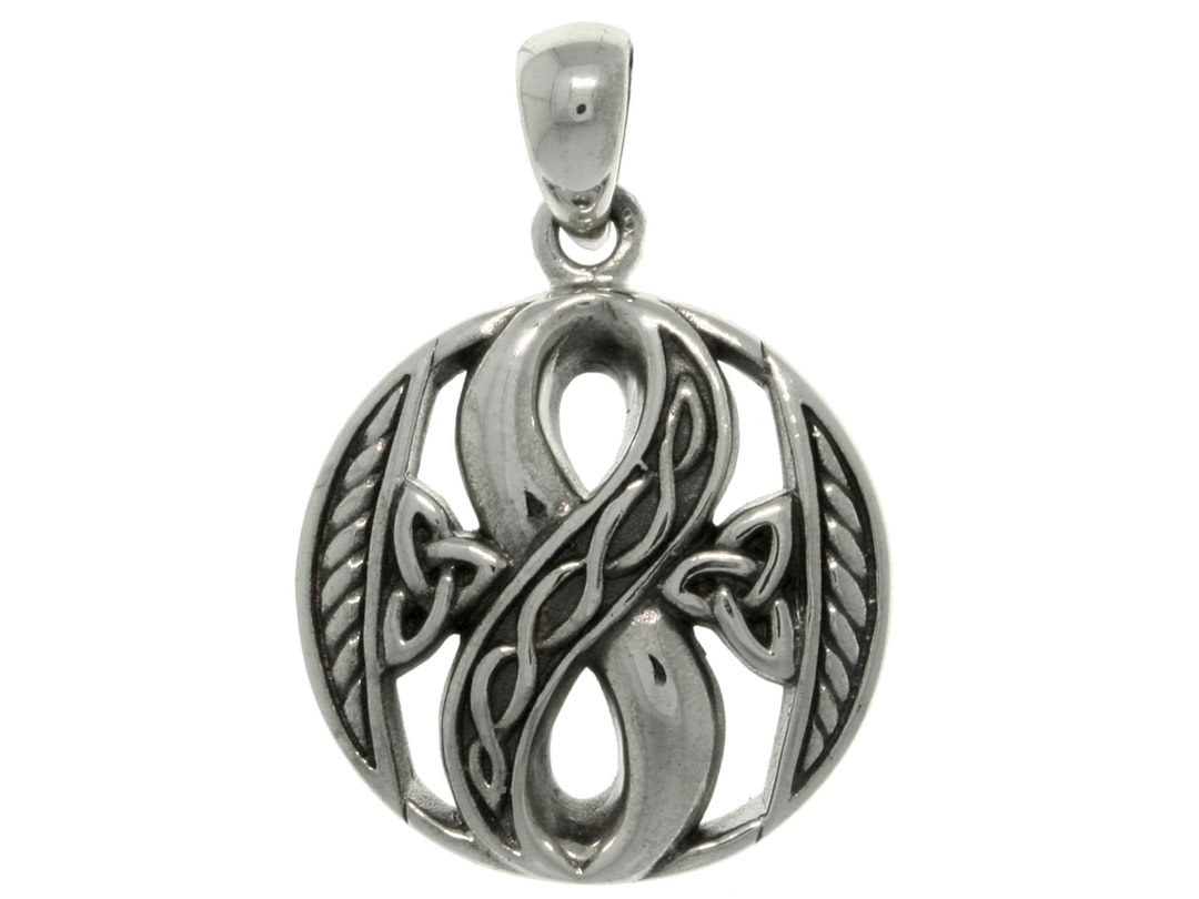 Infinity Knot Celtic Sterling Silver Pendant | Jewelry Trends - Etsy