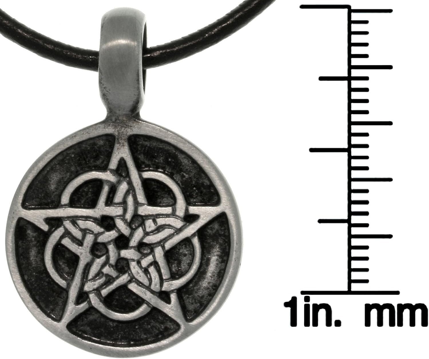 Jewelry Trends Celtic Pentacle Five Element Star Pewter Pendant ...