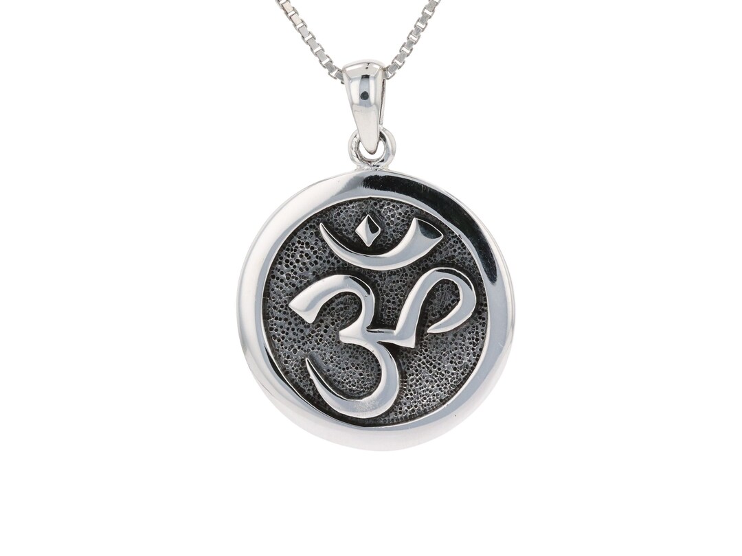 Jewelry Trends Chakra Yoga Om Hindu Meditation Symbol Ohm Round ...