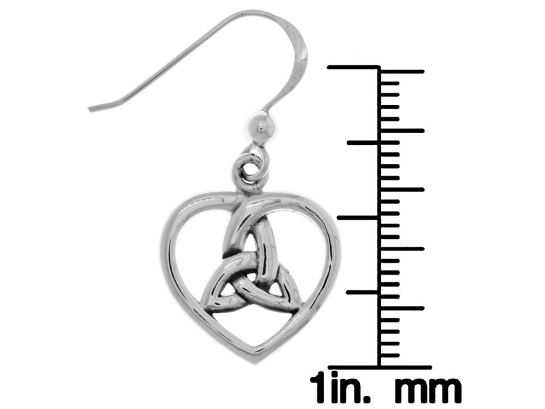 Jewelry Trends Celtic Trinity Knot Heart Sterling Silver - Etsy