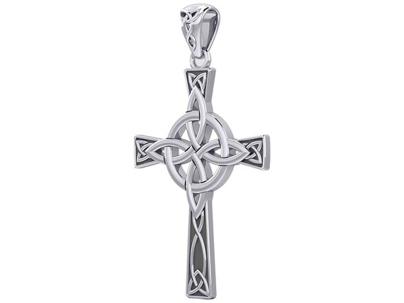 Jewelry Trends Celtic Four Point Cross Sterling Silver Pendant - Etsy