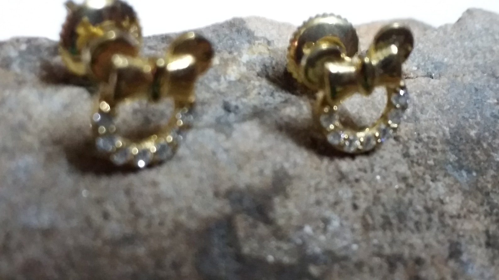 Minnie Size Mouse 14K Yellow Gold Plated Sterling Simulated - Etsy