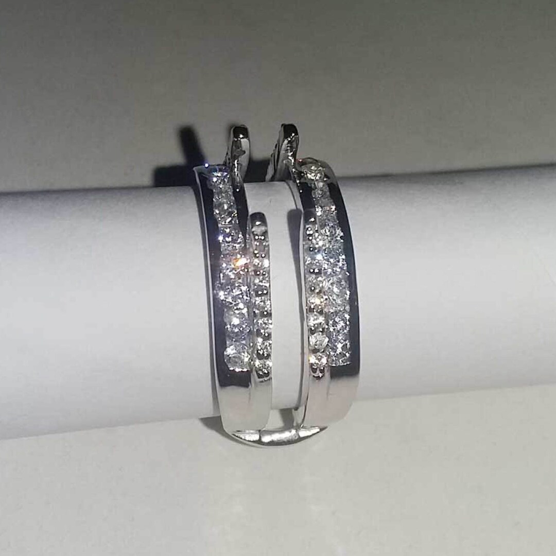 Sterling Silver Wedding Band Enhancer Guard | Curved Cathedral Style ...