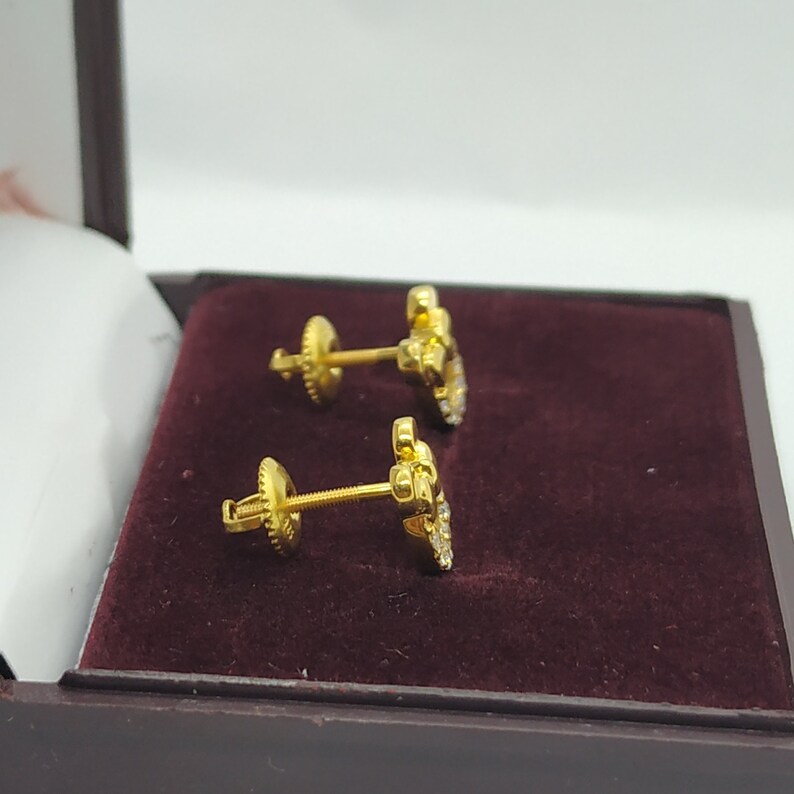 Minnie Size Mouse 14K Yellow Gold Plated Sterling Simulated - Etsy