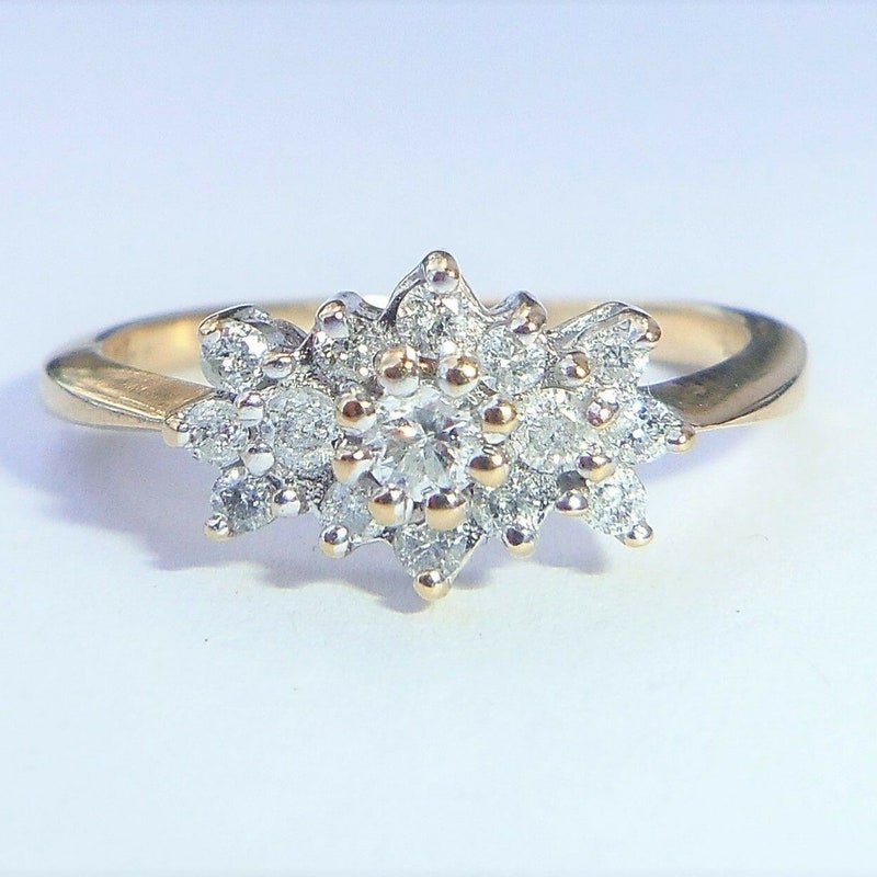 Silver Cocktail Ring - Etsy