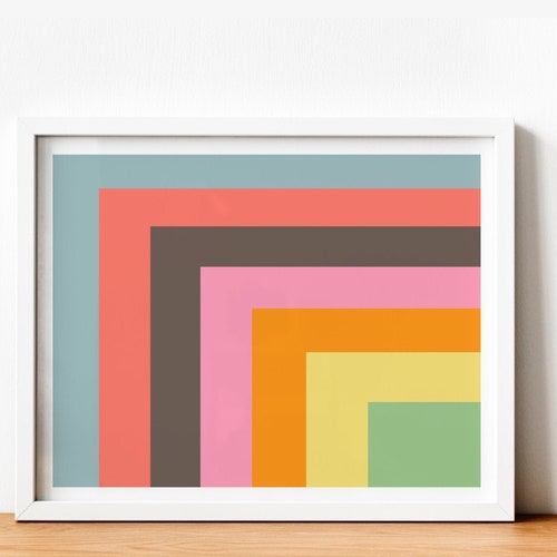 Modern Color Block Art Download Printable Wall Art - Etsy