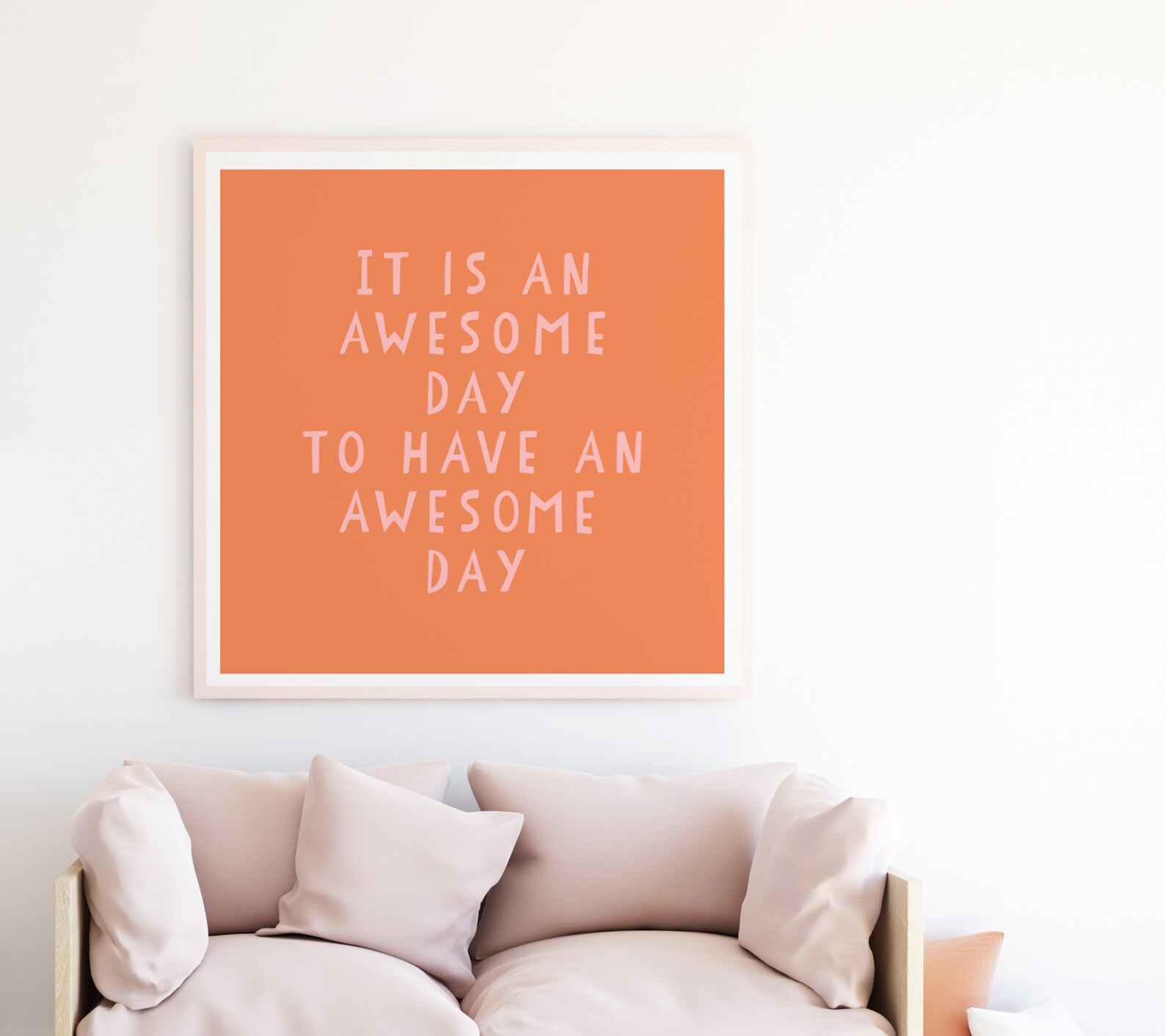 Awesome Day Printable Wall Art Inspirational Poster Cute | Etsy