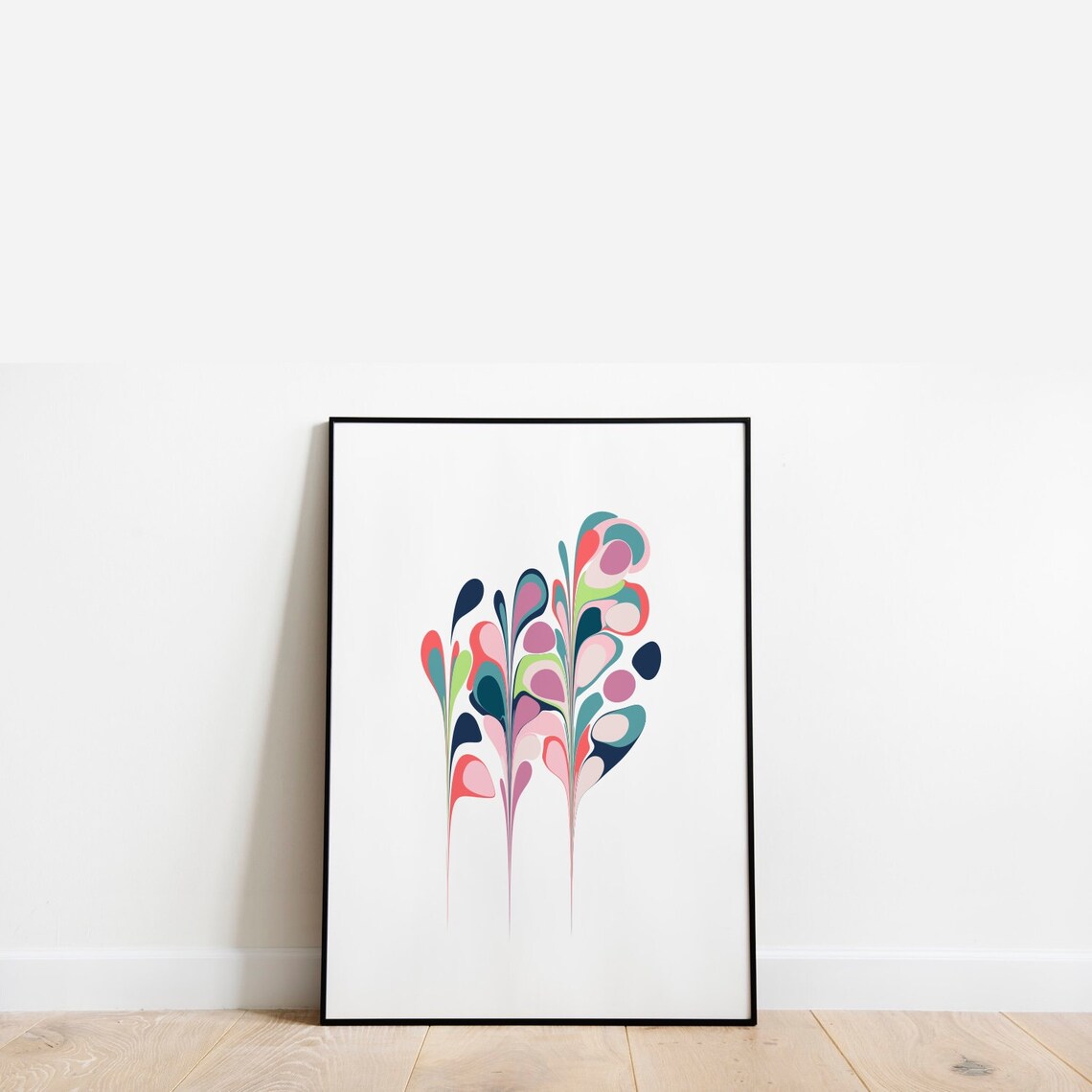 Colorful Abstract Wall Art Printable Pretty Digital Prints - Etsy