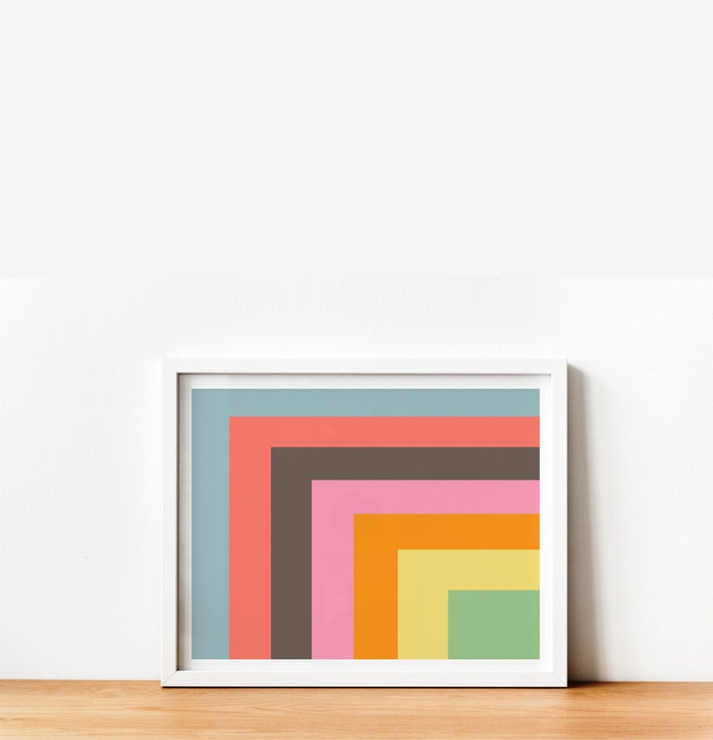 Modern Color Block Art Download Printable Wall Art - Etsy