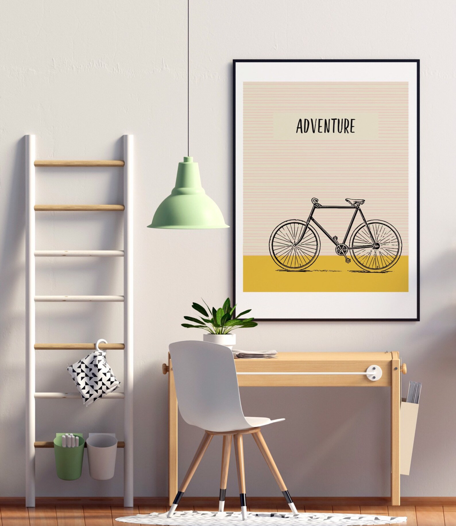 Adventure Bike Art Printable Instant Download Downloadable - Etsy