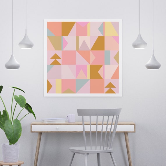 Digital Prints Cute Pastel Colors Clean Aesthetic Modern Scandinavian ...