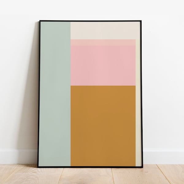 Pink Color Block - Etsy