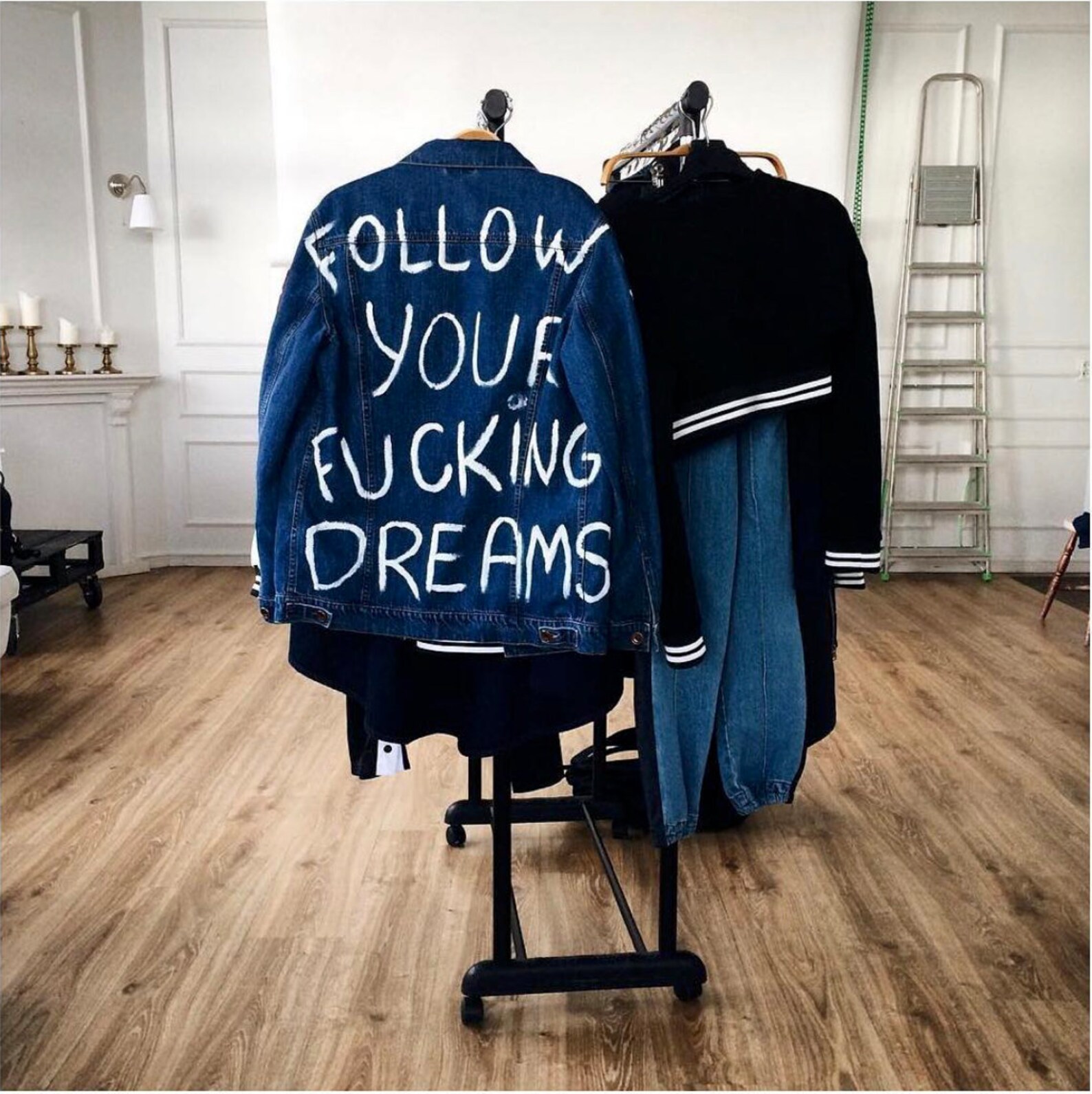 CUSTOMIZED Print Jacket Personalized Slogan Top Custom Made Jeans ...